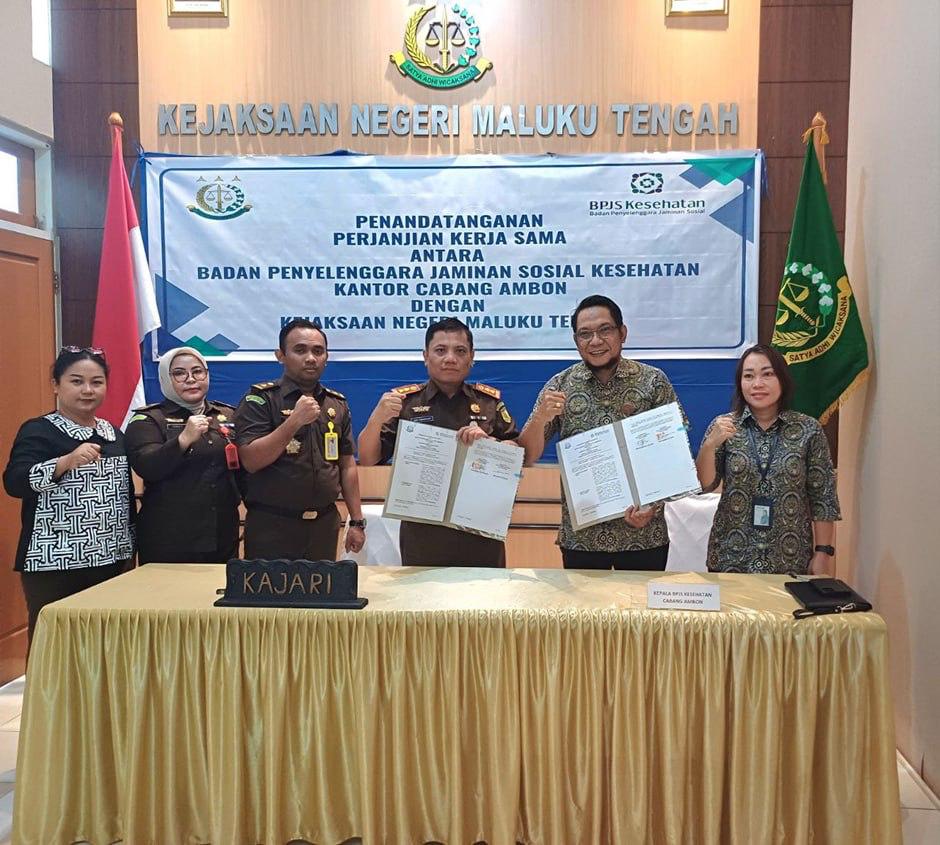 BPJS Kesehatan dan Kejaksaan Negeri Maluku Tengah Perkuat Sinergi Dukung Program JKN
