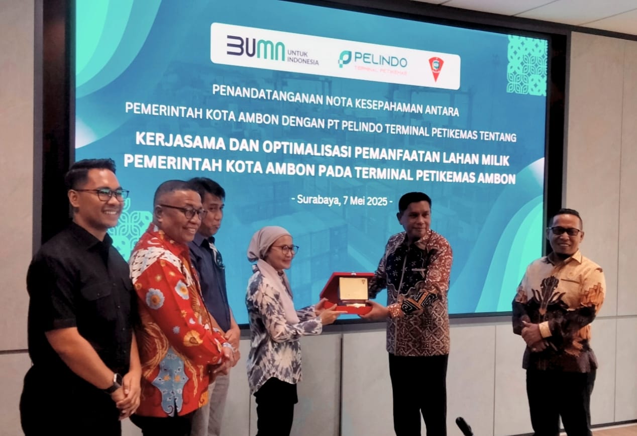 Pemkot Ambon dan PT Pelindo Teken MoU Optimalisasi Lahan Pelabuhan